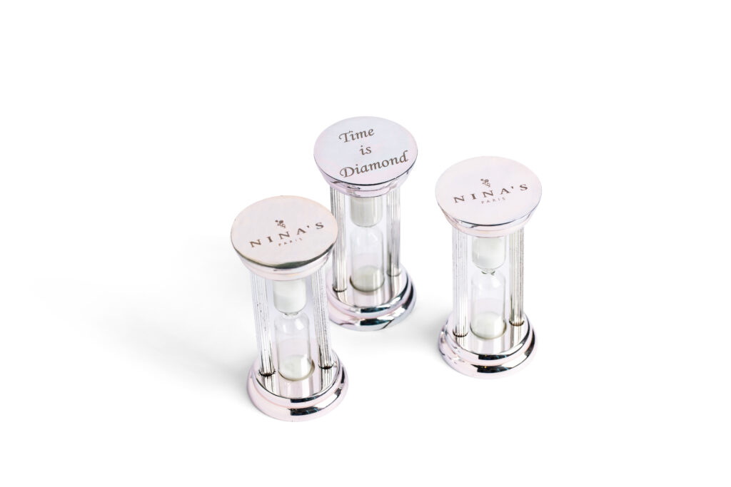 Time Is Diamond Tea Timer Glass - Nina’s Marie-Antoinette